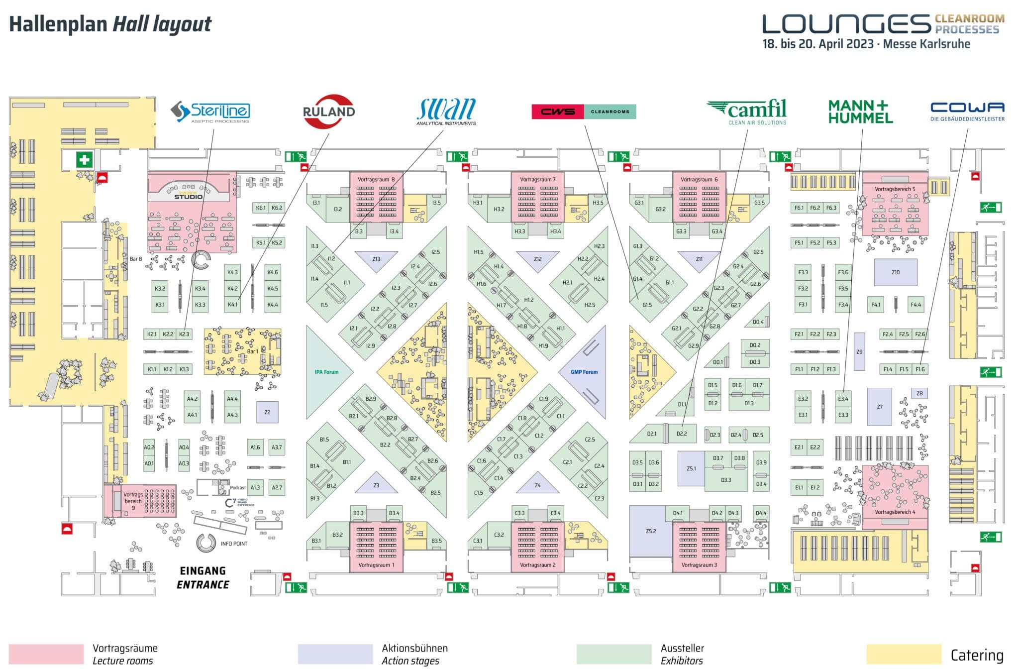 Location Messe Karlsruhe - Cleanroom Processes